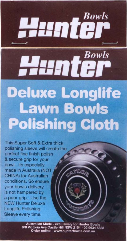 Deluxe Bowls Polishing Sleeve - Central Coast Lawn Bowls Shop